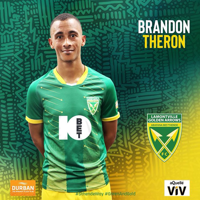 Lamontville Golden Arrows signed Brandon Theron from Maritzburg United ...
